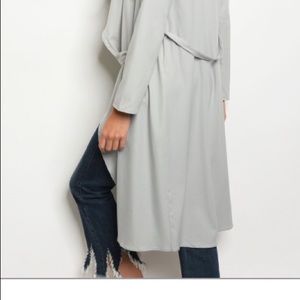 Jackets & Coats | Light Gray Duster | Poshmark